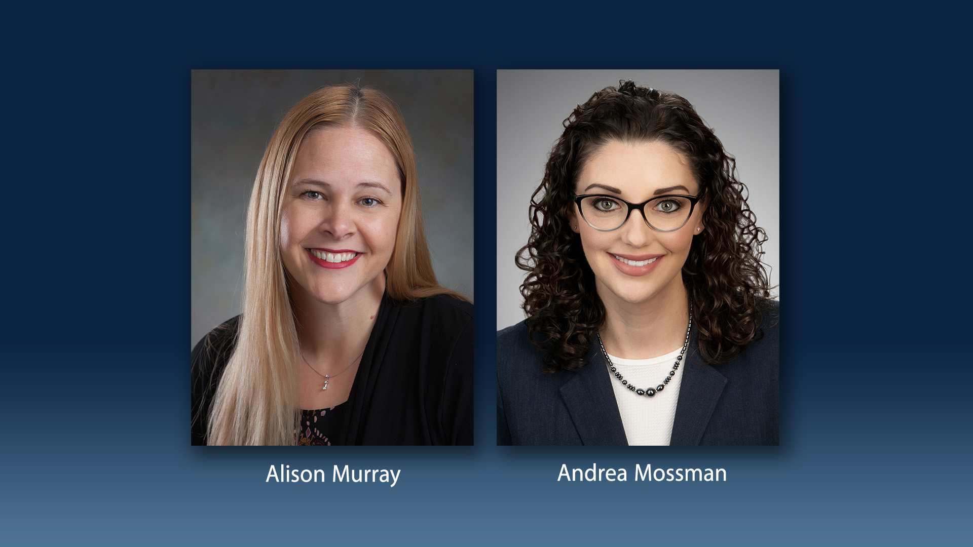 NIHD Announces New Leadership Roles for Alison Murray & Andrea Mossman
